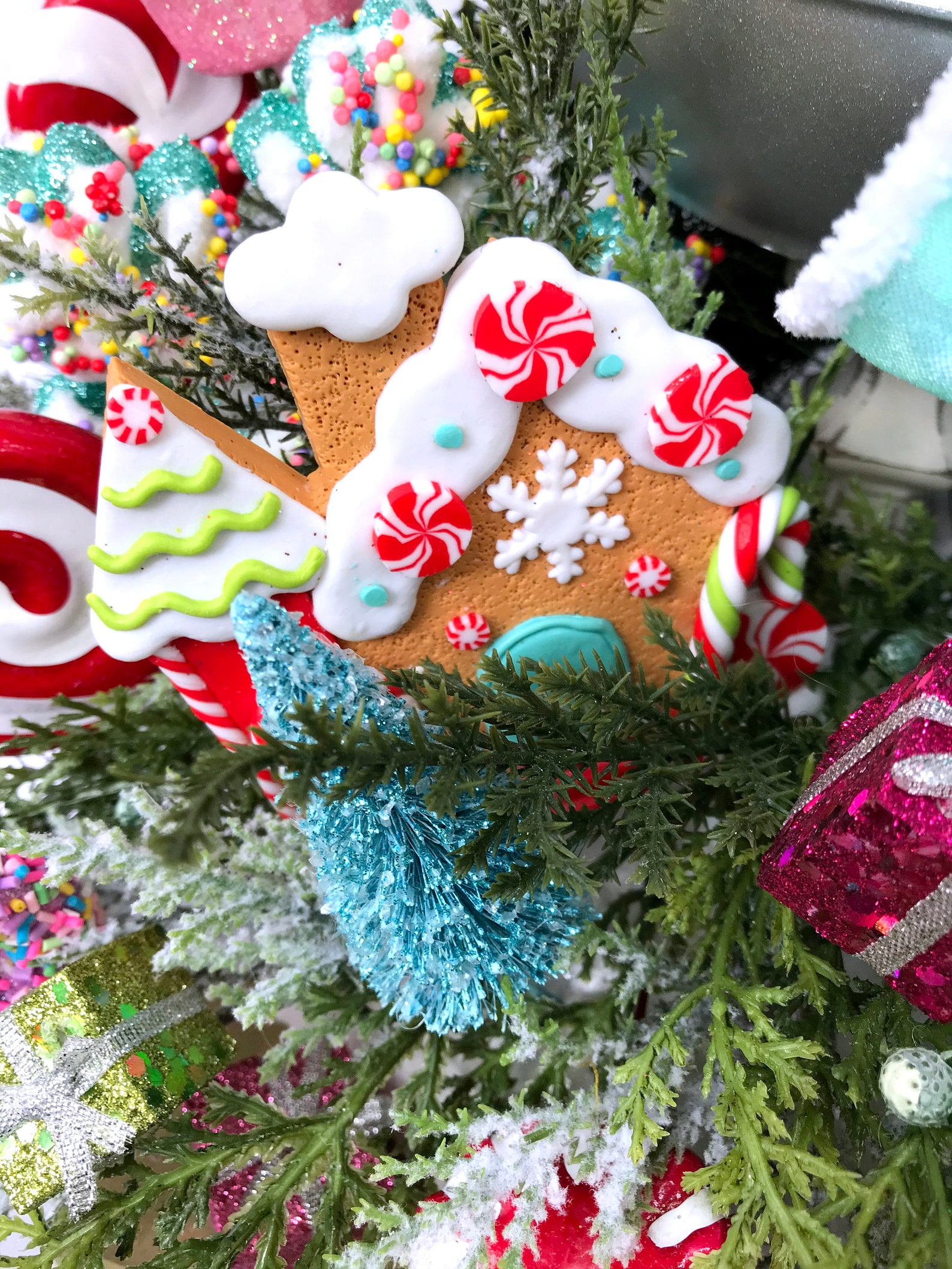 Gingerbread Decor Centerpiece for Table Christmas - Etsy