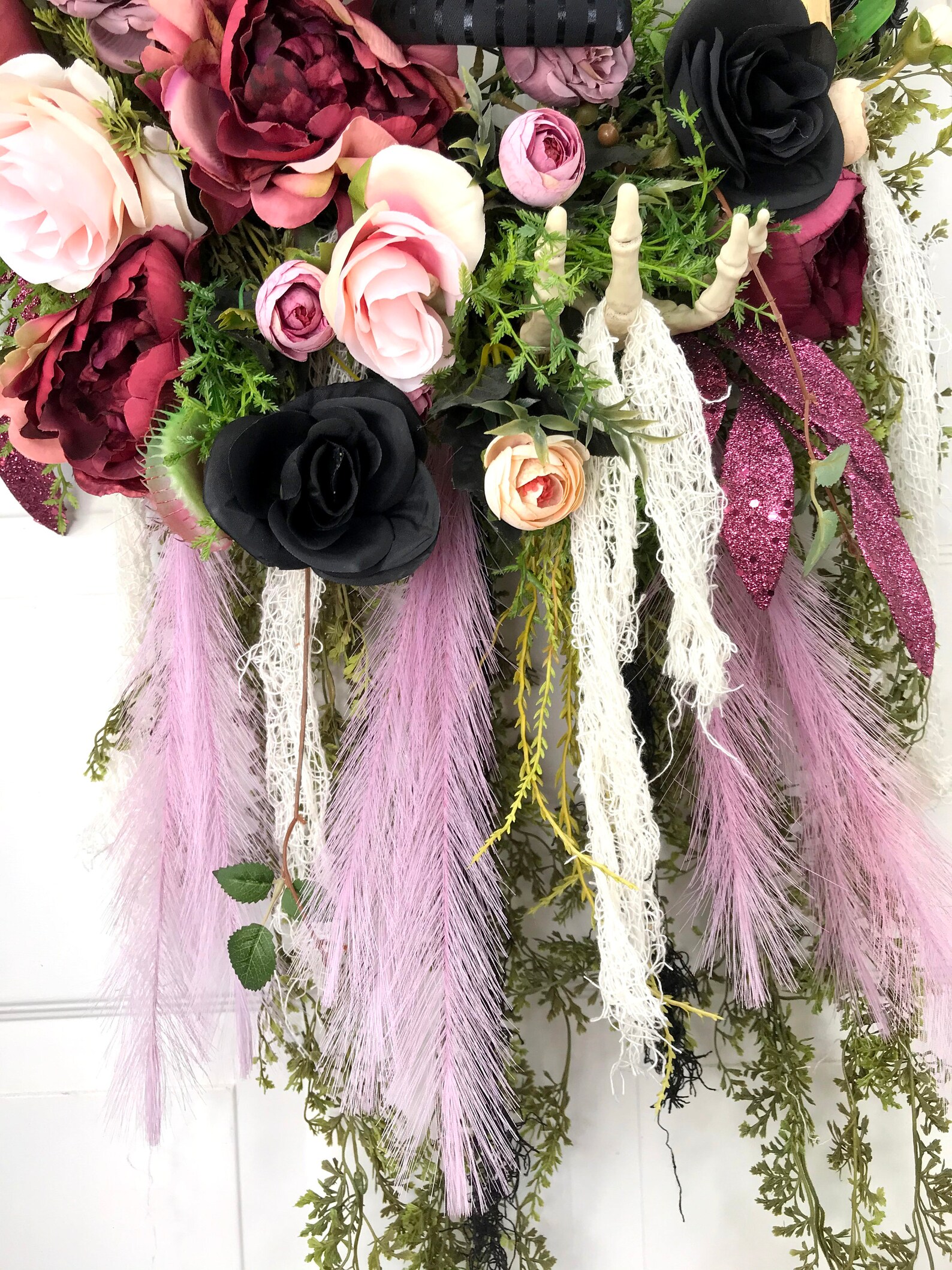 Southern Gothic - Halloween Wreath for Front Door - Halloween Decor ...