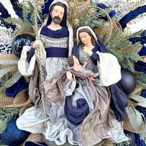 Holy Family Christmas Wreath - Christmas Decor - Holiday Decor ...
