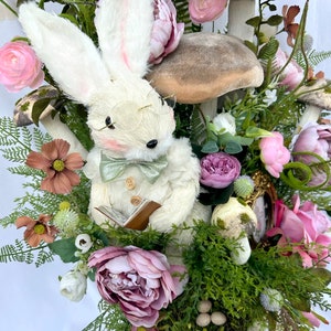 GIANT Whimsical Rabbit Arrangement - Floral Centerpiece - Alice in ...