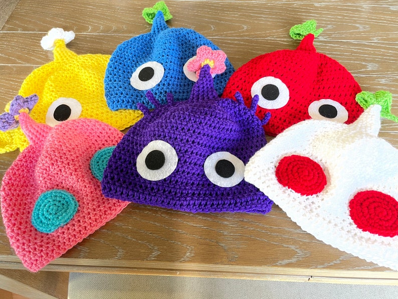 Pikmin Handmade Hats - Etsy