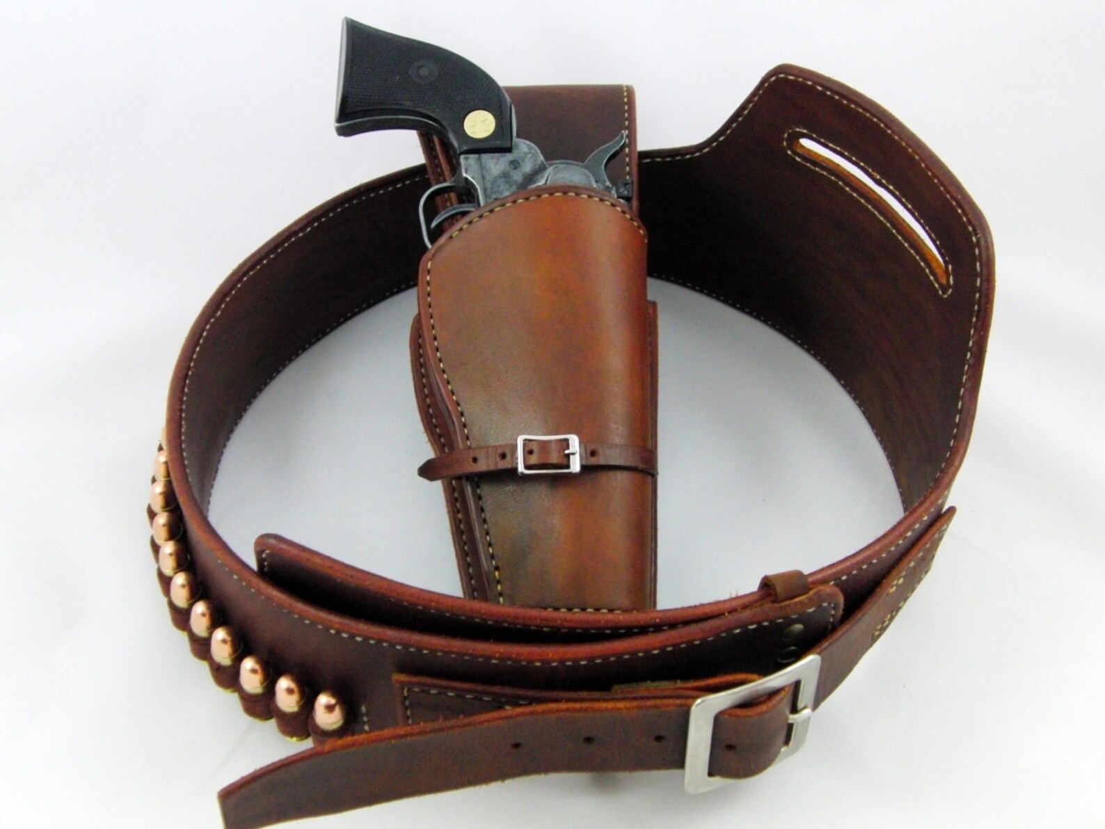 Back to the Future Style Gunfighter Rig With Ammo Loops - 1911, GLOCK ...