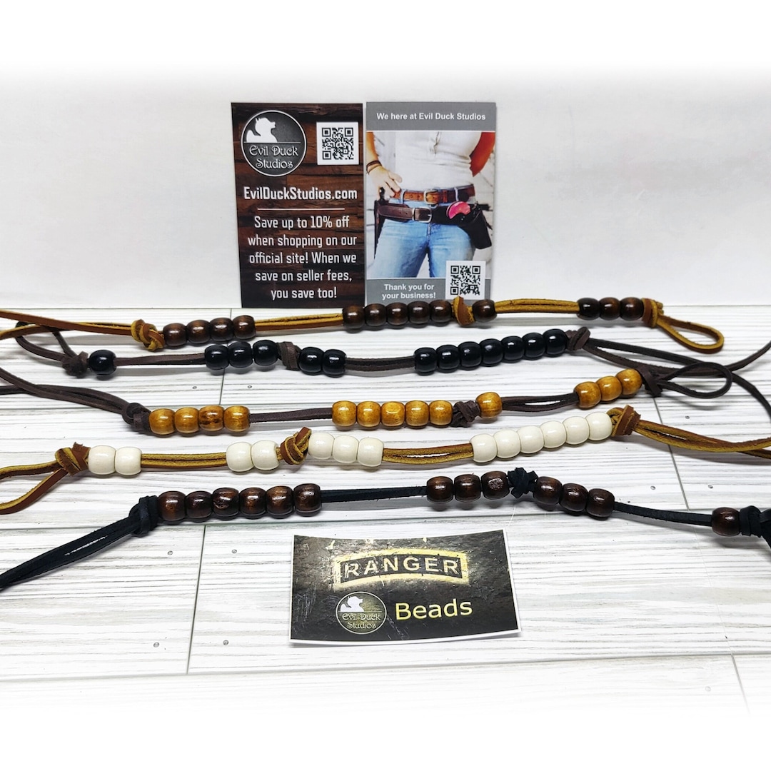 Handcrafted Ranger Beads Pace Counting Beads for Military, Camping ...