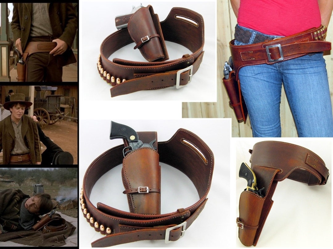 Back to the Future Style Gunfighter Rig With Ammo Loops - 1911, GLOCK ...