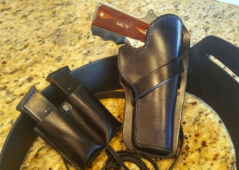 Gunfighter Rig With Solid Silver Wyatt Earp Conchos With Double ...