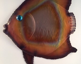 Metal Fish Wall Art - Etsy