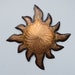 Copper Dancing Sun/sun Wall Art/copper Wall Art/copper Art/southwest ...