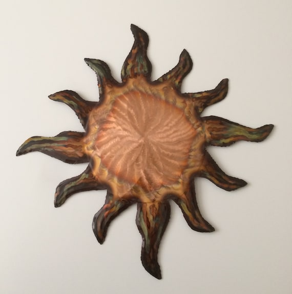 Copper Dancing Sun/sun Wall Art/copper Wall Art/copper - Etsy