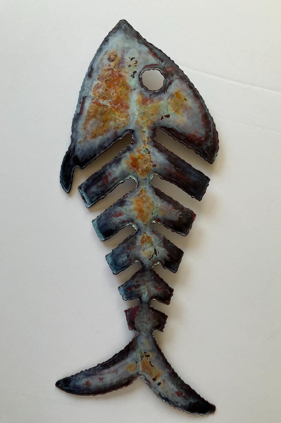 Copper Bonefish/ Metal Fish Wall Art/copper Fish Art/coastal Artwork ...