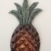 Copper Pineapple/hammered Metal Wall Art/kitchen Decor/copper Sculpture ...