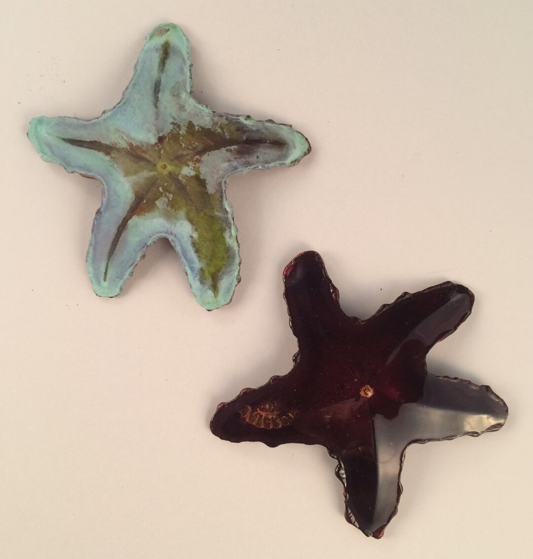 Copper Starfish/ornament/wall Art/coastal Decor/handcrafted Ornaments ...