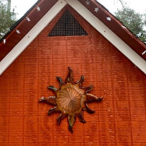 Copper Dancing Sun/sun Wall Art/copper Wall Art/copper Art/southwest ...