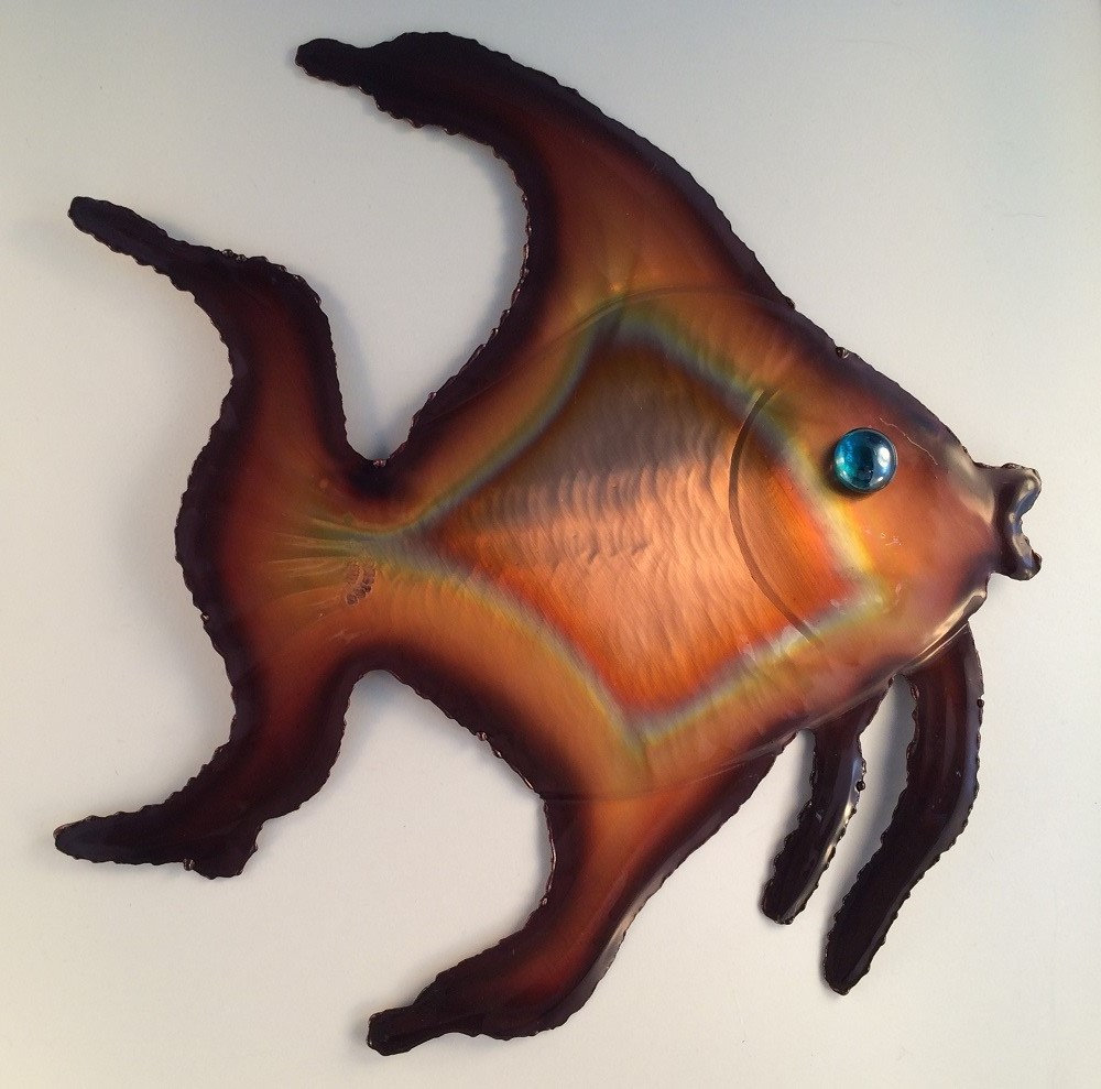 Copper Tropical Fish/coastal Wall Art/copper Fish Art/metal - Etsy Sweden