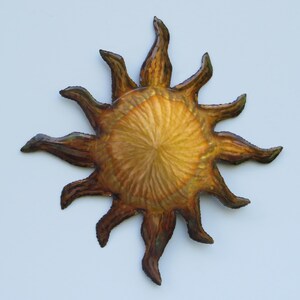 Copper Dancing Sun/sun Wall Art/copper Wall Art/copper Art/southwest ...
