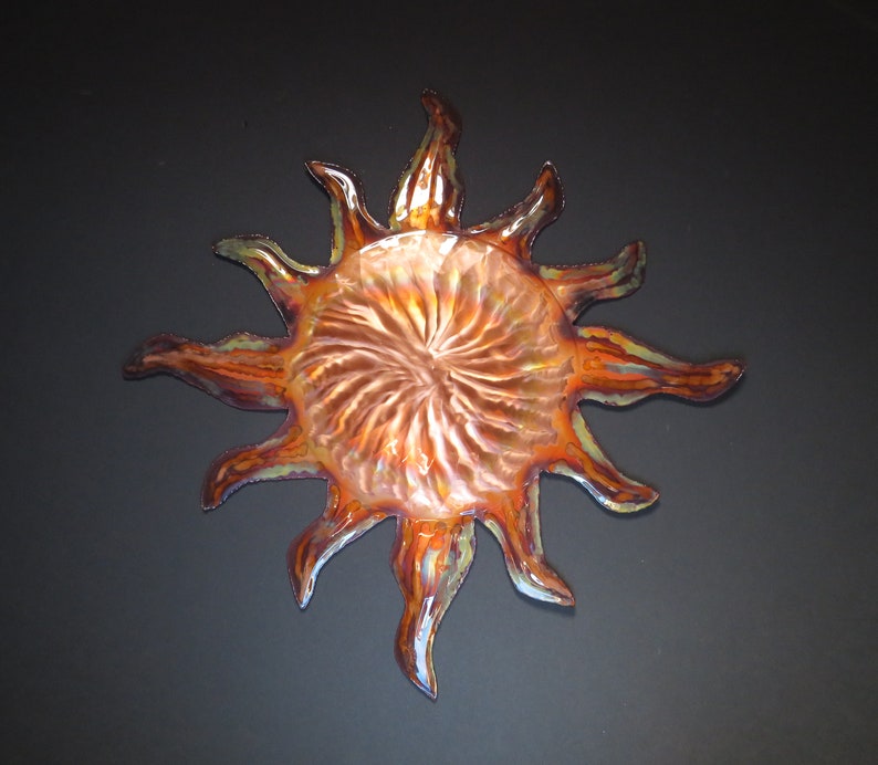 Copper Dancing Sun/sun Wall Art/copper Wall Art/copper Art/southwest ...