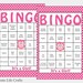 60 Elephant Baby Shower Bingo Cards - Printable Baby Bingo Cards - No ...
