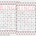 100 Baby Feet Baby Shower Bingo Cards 100 Prefilled Bingo - Etsy