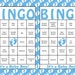 100 Baby Feet Baby Shower Bingo Cards 100 Prefilled Bingo Card Boy Baby ...