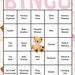 60 Teddy Bear Baby Shower Bingo Cards 60 Prefilled Bingo - Etsy