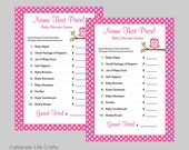 30 Teddy Bear Baby Shower Bingo Cards - 30 Different Prefilled Bingo ...