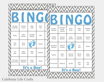 60 Baby Feet Baby Shower Bingo Cards 60 Prefilled Bingo - Etsy