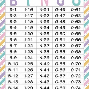 100 Unicorn Birthday Bingo Cards - Printable Download - Pink Purple ...