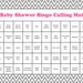 60 Owl Baby Shower Bingo Cards 60 Prefilled Bingo Cards Girl Baby ...