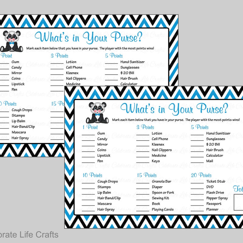 Diy Panda Party Game - Etsy