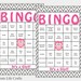 60 Owl Baby Shower Bingo Cards 60 Prefilled Bingo Cards Girl Baby ...