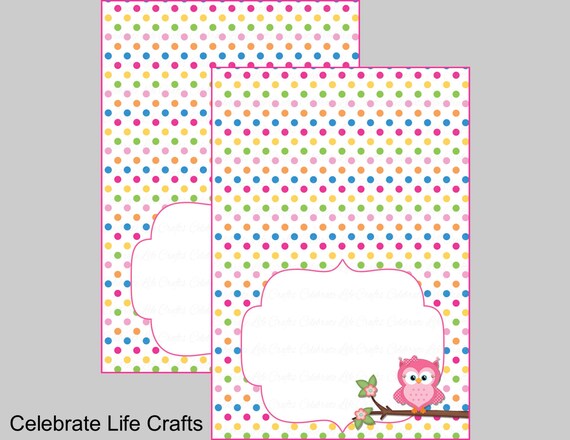 Baby Shower Food Tent Labels Buffet Table Cards - Printable Name Place ...