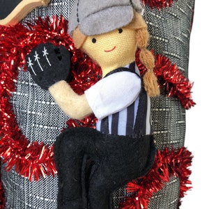 Baseball Christmas Stocking, Christmas Stocking, Elf Stocking ...