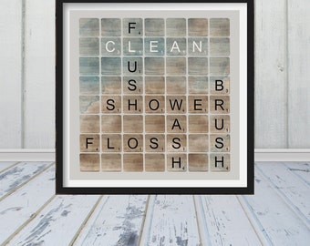 Bathroom Reminder - Etsy