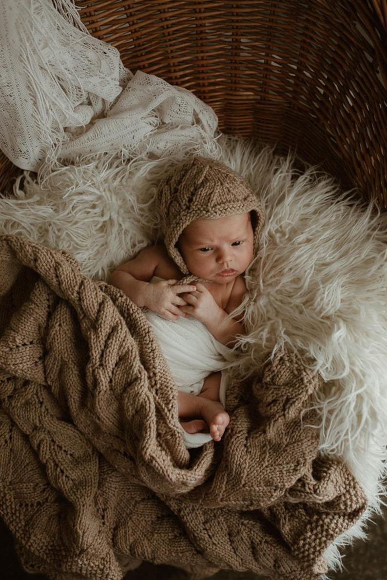 Knit Baby Blanket Pattern - Etsy