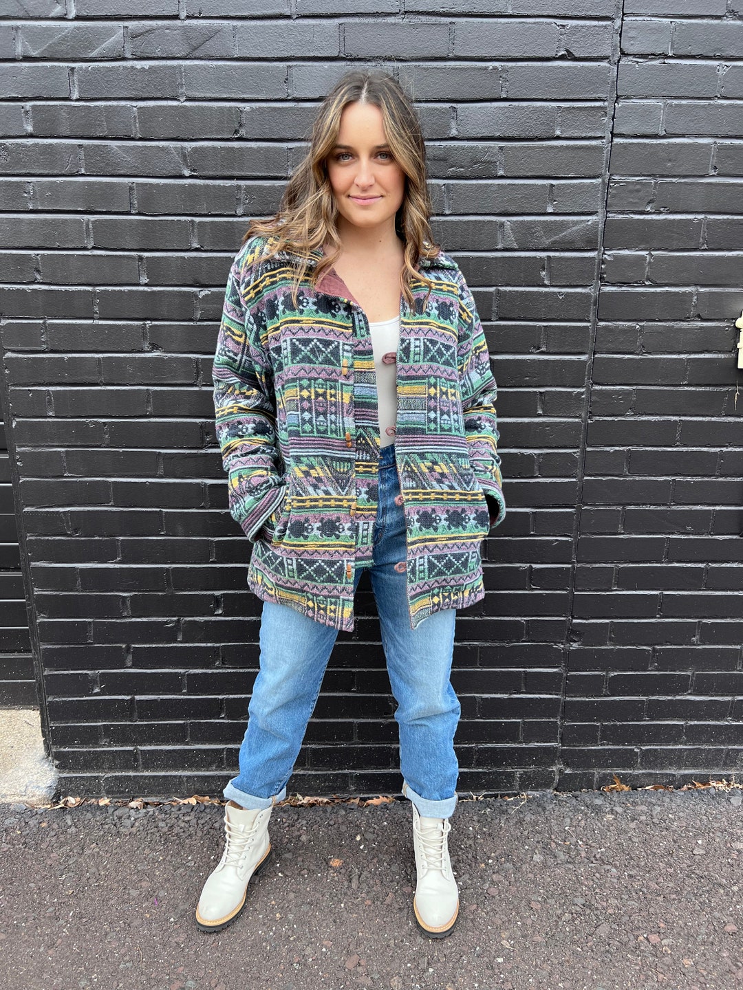 Vintage Aztec Jacket - Etsy