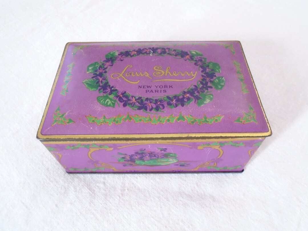 Vintage Louis Sherry New York Candy Tin - Etsy