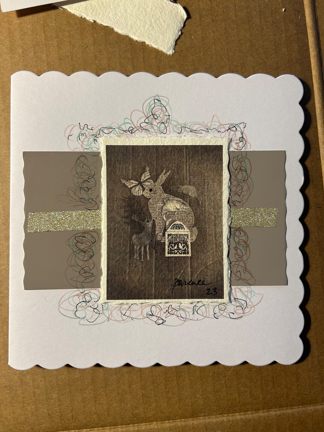 Homage to Nature 01 Greetings Card - Etsy