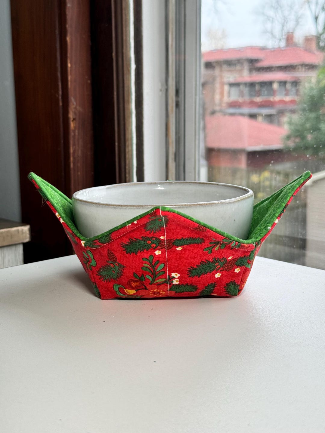 Bowl Cozy | Microwavable & Reversible Bowl Cozy | Bowl Cozies Blue and ...