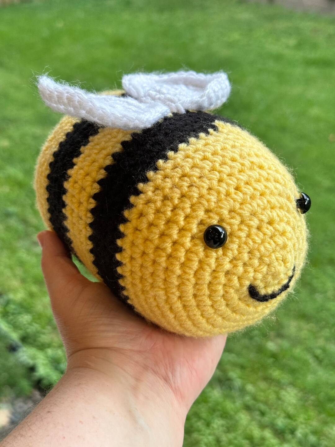 Crochet Bee Amigurumi, Bee Plush Decoration, Bee Plushie - Etsy