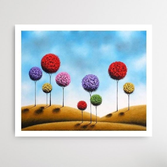 Modern Abstract Tree Art