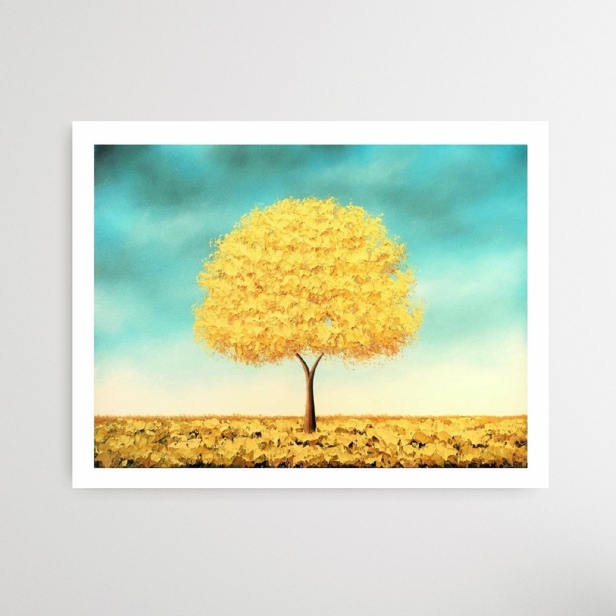 Tree Print Golden Tree Art Print LIMITED Edition Giclee - Etsy UK