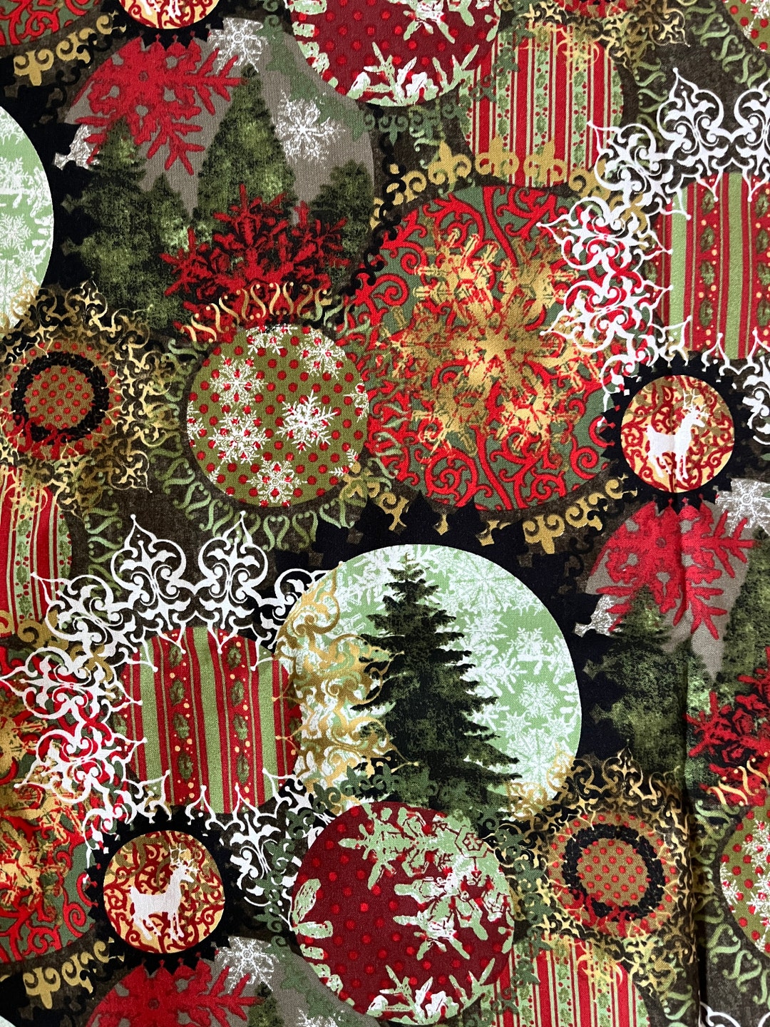 Wintergraphix, Jason Yenter, in the Beginning, Modern Christmas Quilting Crafting Fabric - Etsy