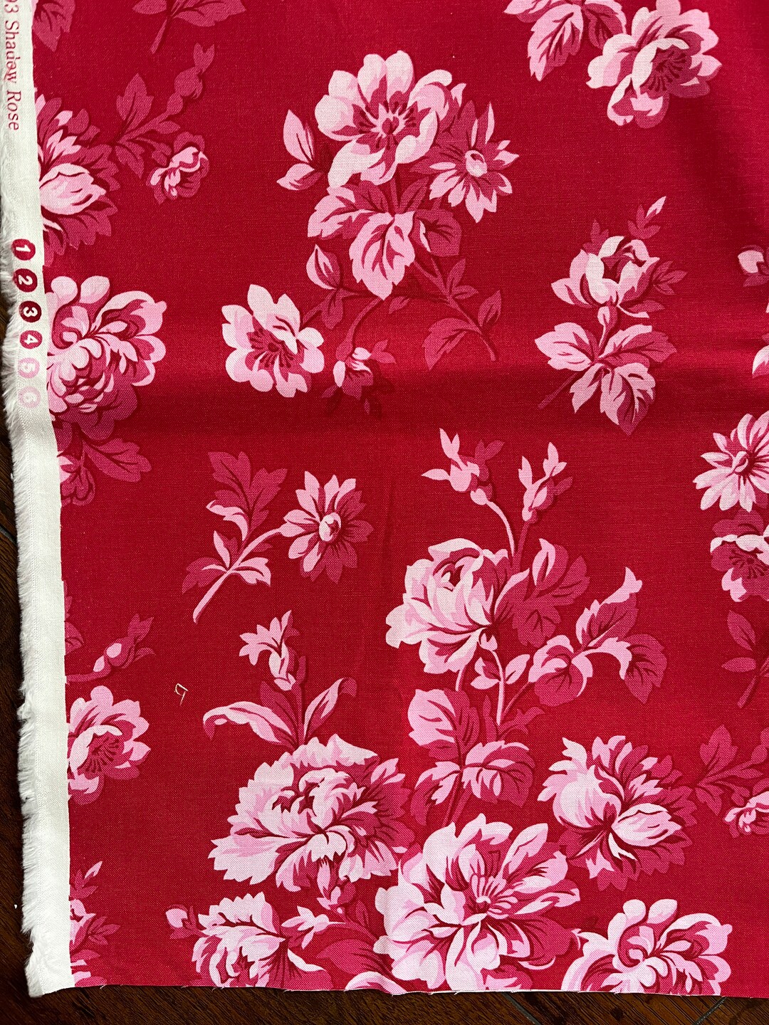 Billet Doux Shadow Rose in Velvet Half Yard Verna Mosquera - Etsy