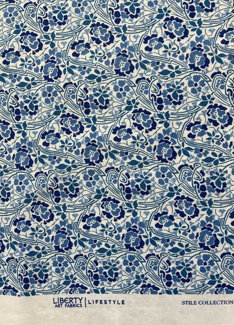 Liberty Lifestyle, Stile Collection, Blue Floral, Quilting Crafting ...