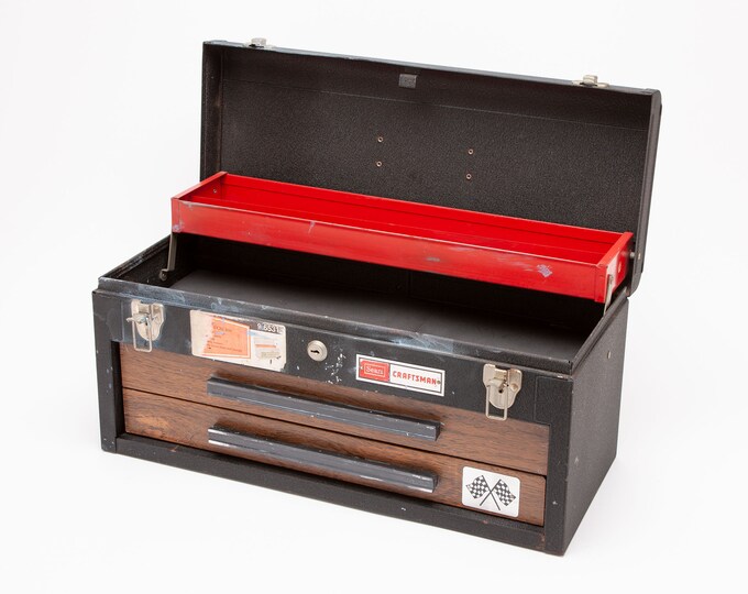 Vintage CRAFTSMAN Rally Mechanics Tool Box - Two Drawer Model - Very ...