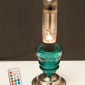 VACUUM TUBE Lamp Very Large Tube With Custom Multi Color LED Lighting ...