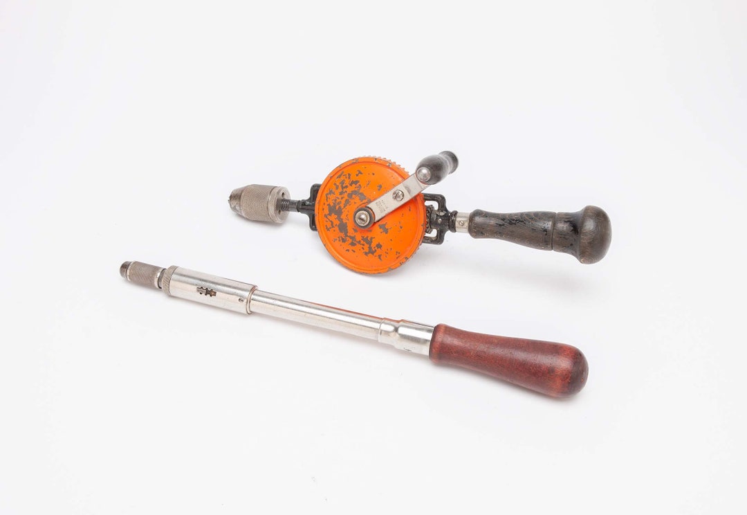 Vintage STANLEY No. 624 Hand Drill & YANKEE No. 31 Driver Perfect for a ...