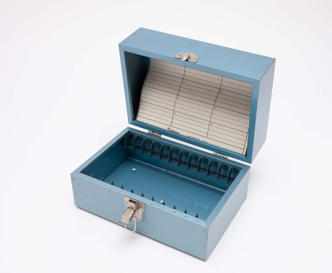 Vintage SCHERER Movie Reel Case - Holds 12 Reels of 8mm or Super 8 Film ...