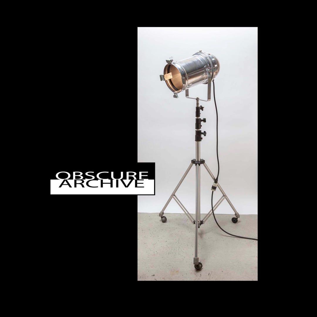 Vintage TIMES SQUARE Theater Stage Light on BOGEN Rolling Light Stand ...