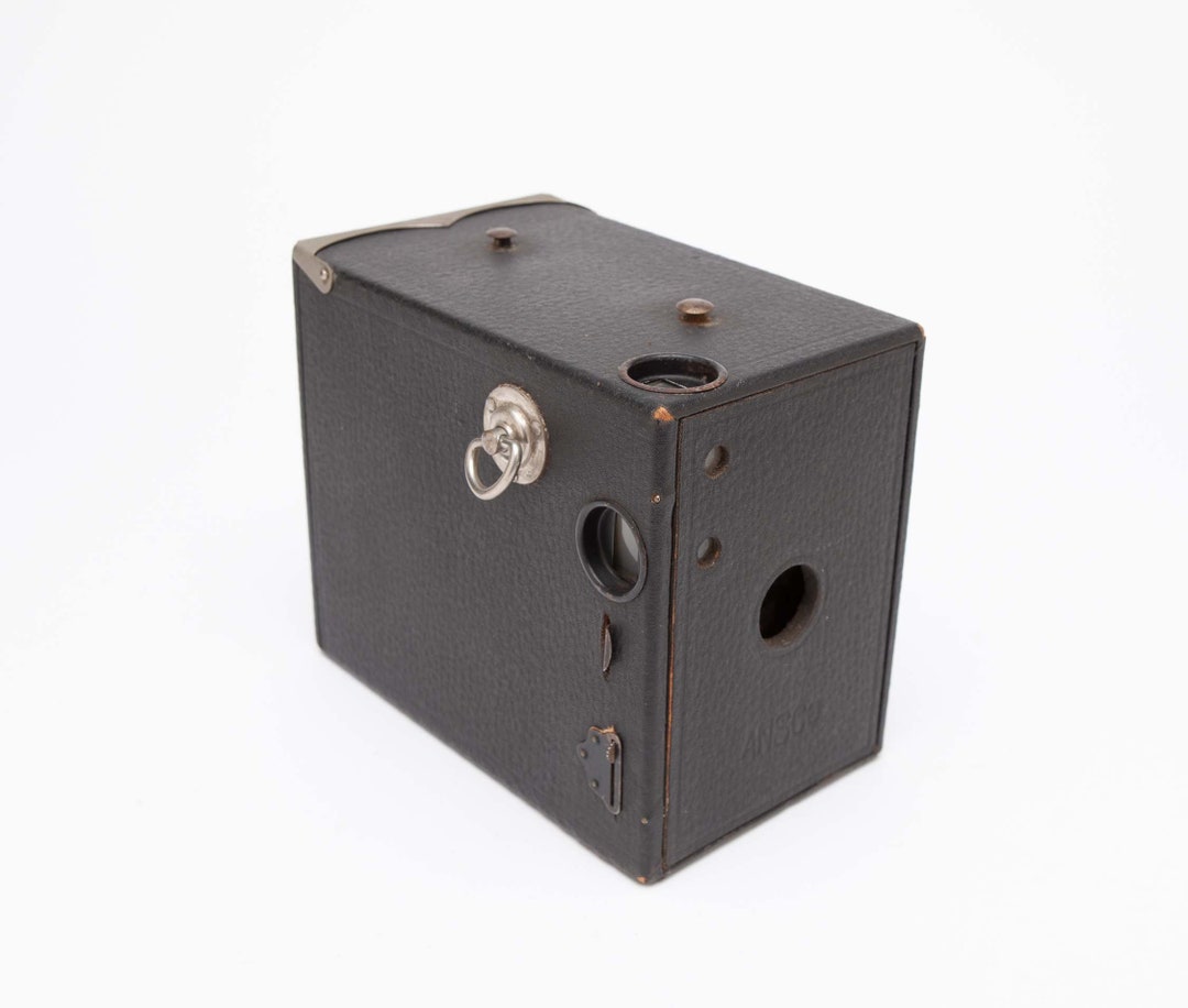 ANSCO BUSTER BROWN 2A Box Camera With Film Inside! - Working Shutter ...