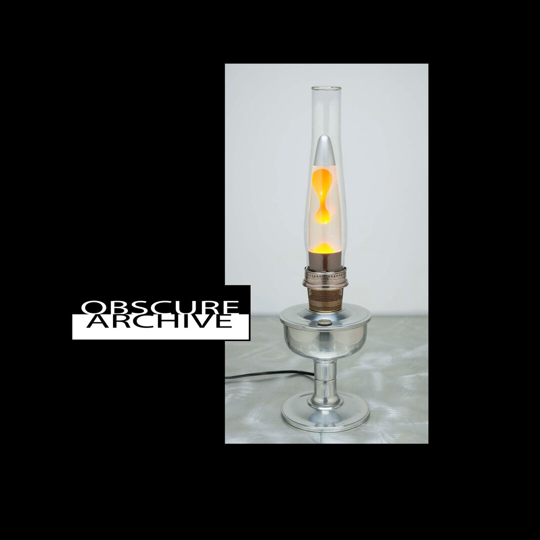 CUSTOM LAVA LAMP Made From a 1930's Kerosene Lamp Stunning One of a ...